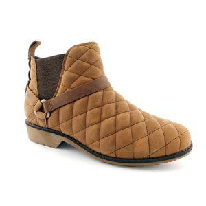 Teva | Shoes | Unworn Teva Tan Quilt Leather Waterproof Booties 8 ...